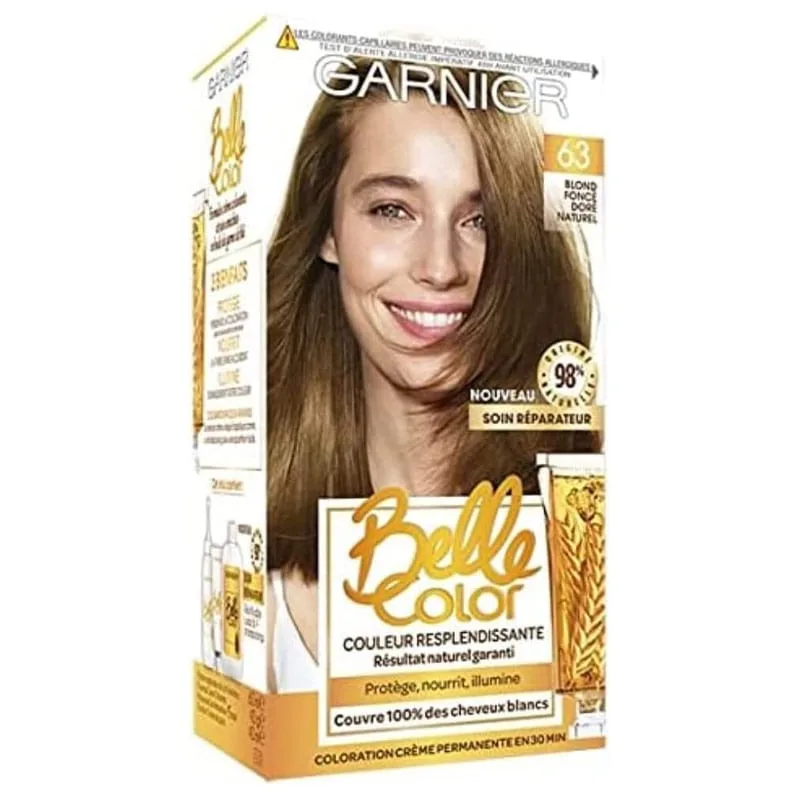 Garnier Belle Color 63 Blond Foncé Doré Naturel : Parfait pour des ...